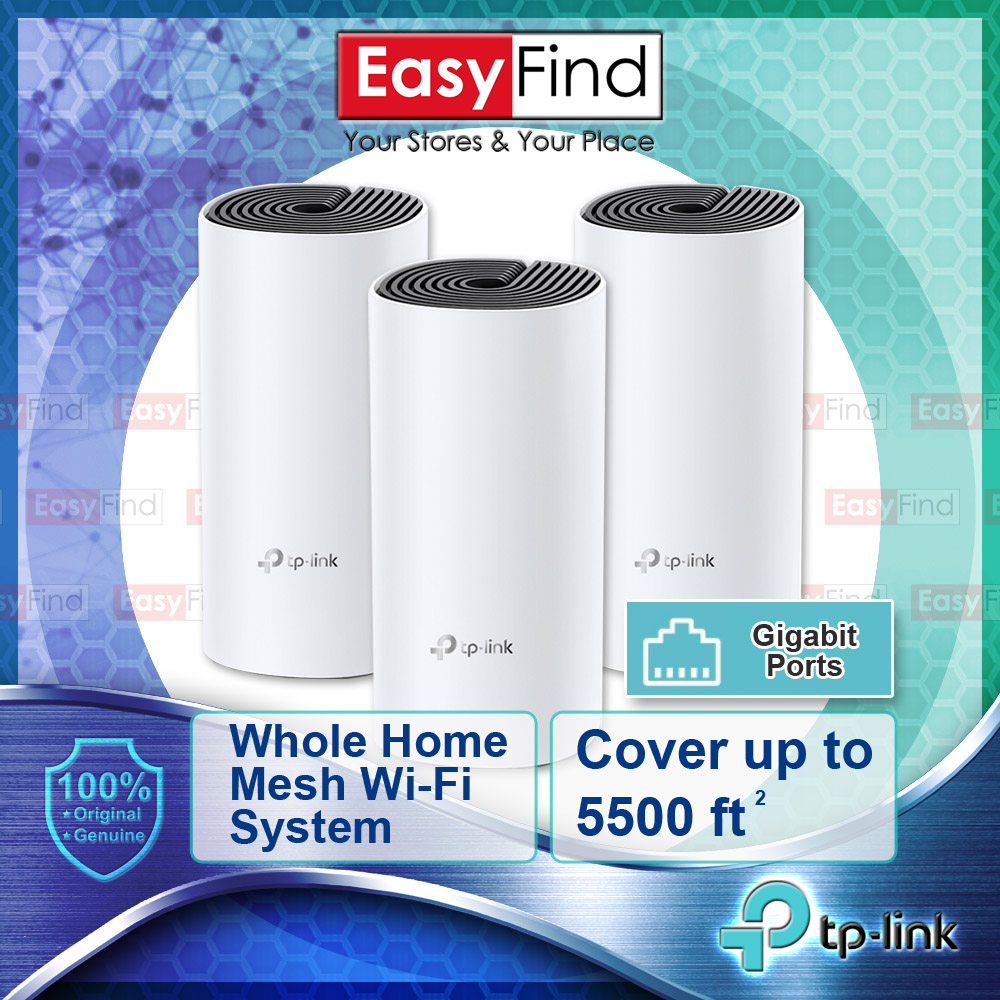 TP-LINK Deco M4/ HC4 AC1200 Whole Home Mesh Wi-Fi System 2 pack / 3 ...