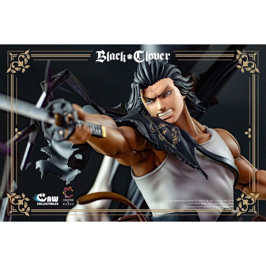 Creation At Works Collectibles Black Clover Licensed Yami Sukehiro Resin Statue Gk Figure