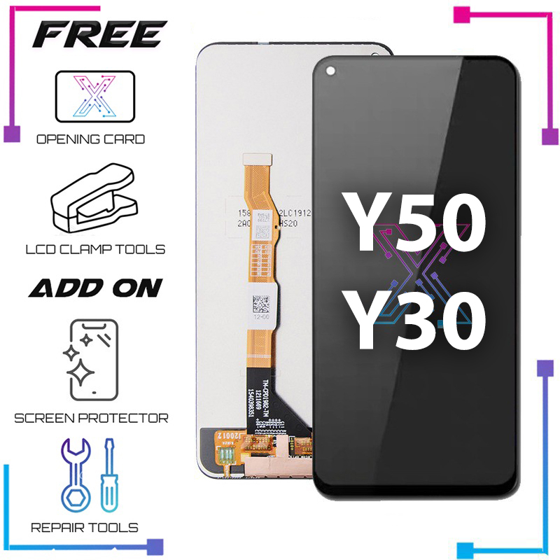 Lcd For Vivo Y50 / Y30 Display Touch Screen Digitizer | Shopee Malaysia