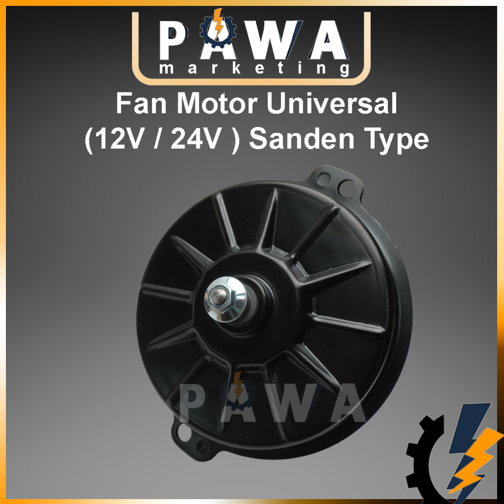 Pawa Universal 12V / 24V (Sanden Type) Air Cond Fan Motor (Panasonic ...