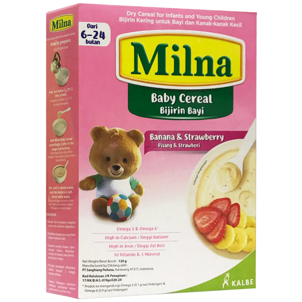 MILNA BABY CEREAL 120g (Suitable for 6-24 Months Old) | Shopee Malaysia