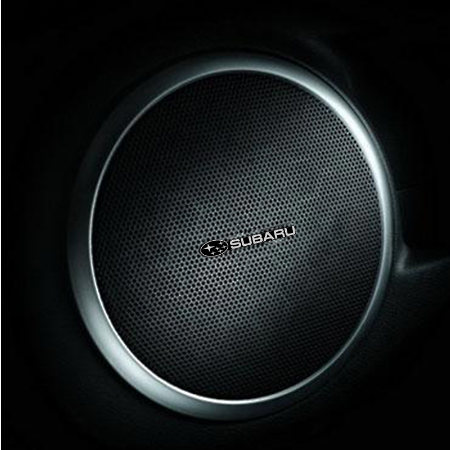 Subaru 3d Aluminum Car Badge Emblem Metal Speaker Logo Sticker for ...
