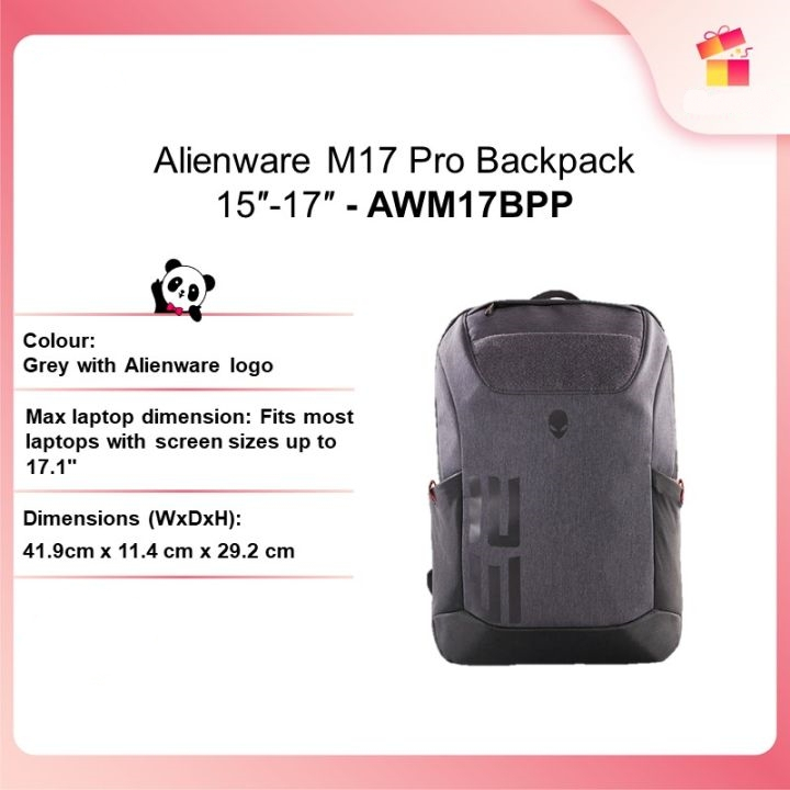 Alienware M17 Pro Dell Backpack 17" for the mobile gamer | Shopee Malaysia