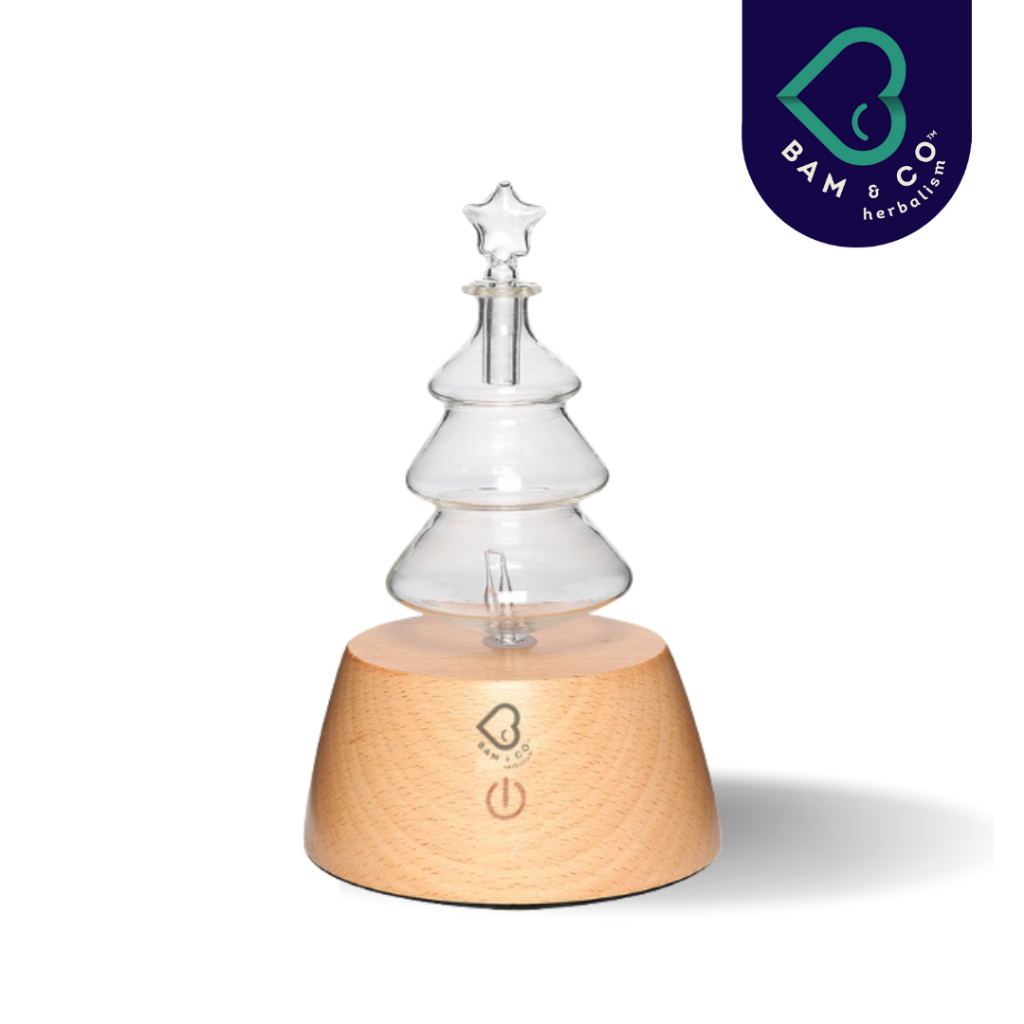 BAM & CO. Xmas Tree Therapeutic Aromatherapy Nebulizer Wireless ...