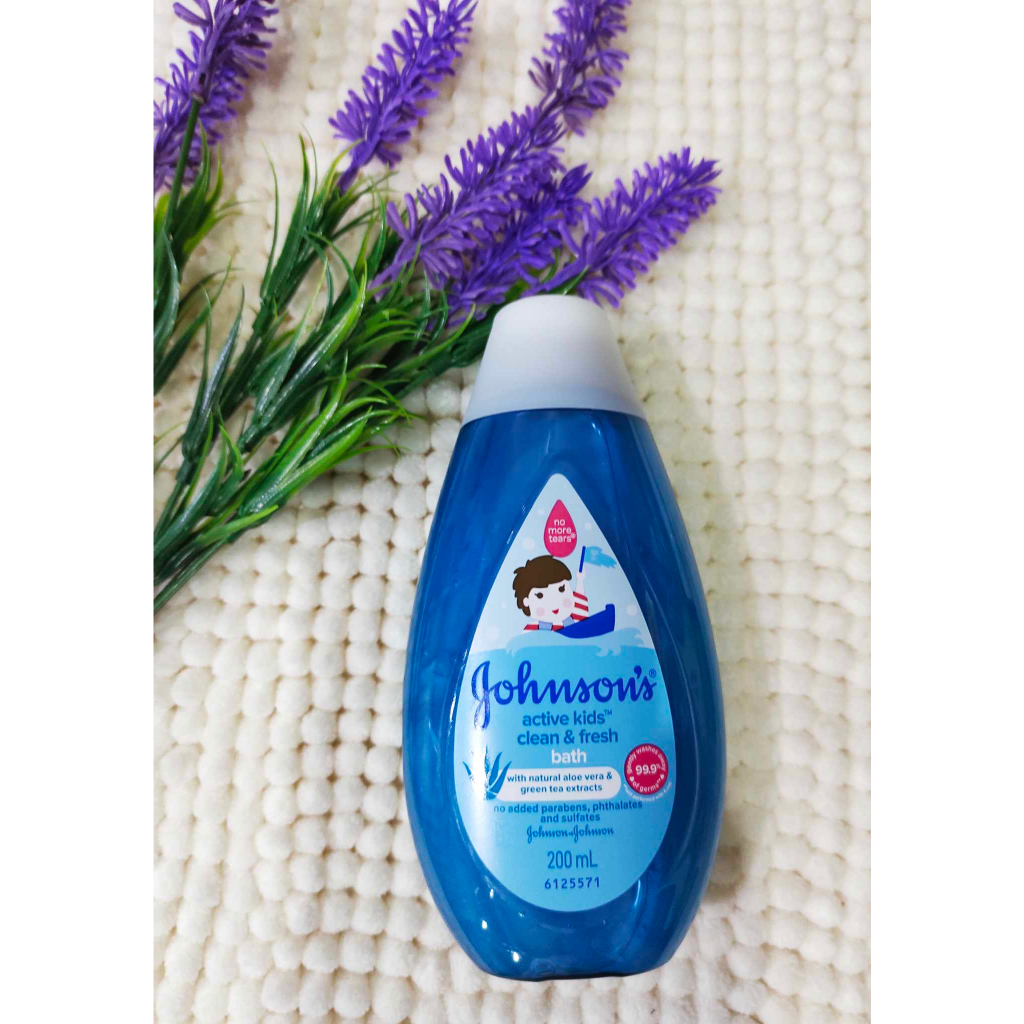 Johnson's Baby Active Kids Clean & Fresh Bath (200ml) | Shopee Malaysia