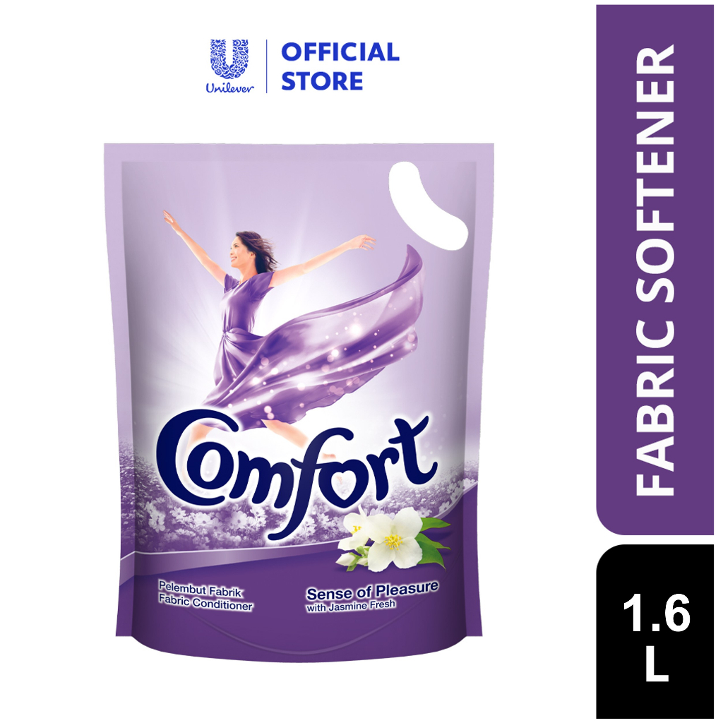 Comfort Dilute Fabric Softerner Refill Sense of Pleasure (1.6L ...