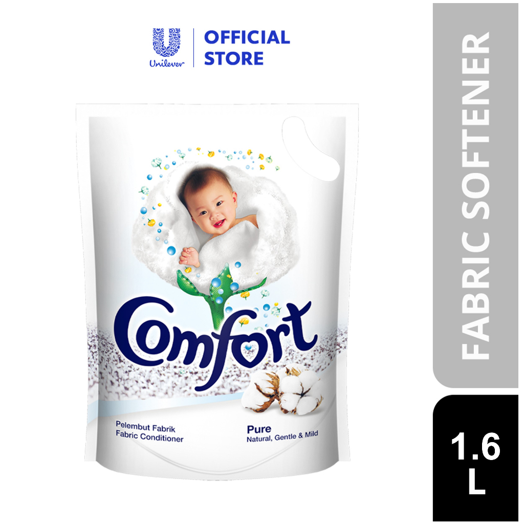 Comfort Dilute Fabric Softerner Refill Pure (1.6L) | Shopee Malaysia