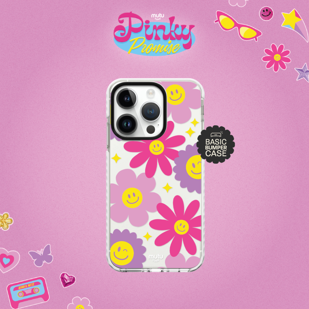 Pop of Pink - Pinky Promise Collection (Powered by Basic Bumper) Compatible with iP16PROMAX ...