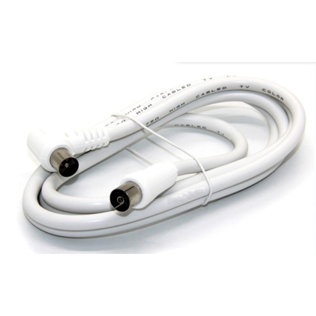 Male To Female RF Aerial TV Cable 1.5M(L SHAPE) | Shopee Malaysia