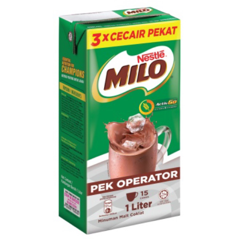 PATI MILO 4 KOTAK = 4Liter MILO 3X LEBIH PEKAT. LIQUID MILO 3X ... PATI MILO 4 KOTAK = 4Liter MILO 3X LEBIH PEKAT. LIQUID MILO 3X ...