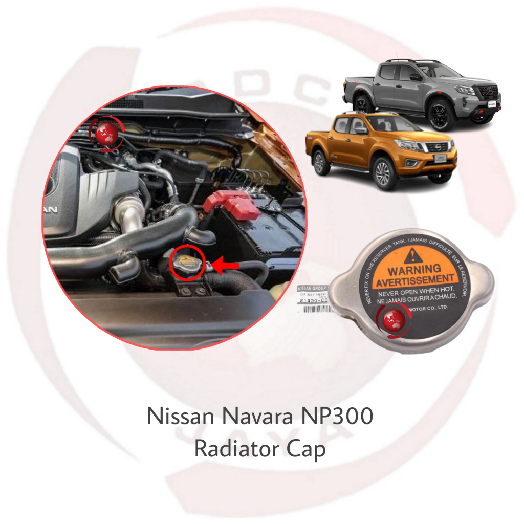 Nissan Radiator Top Housing Cap (Steel) Navara D23T D23T FL NP300 21430 ...