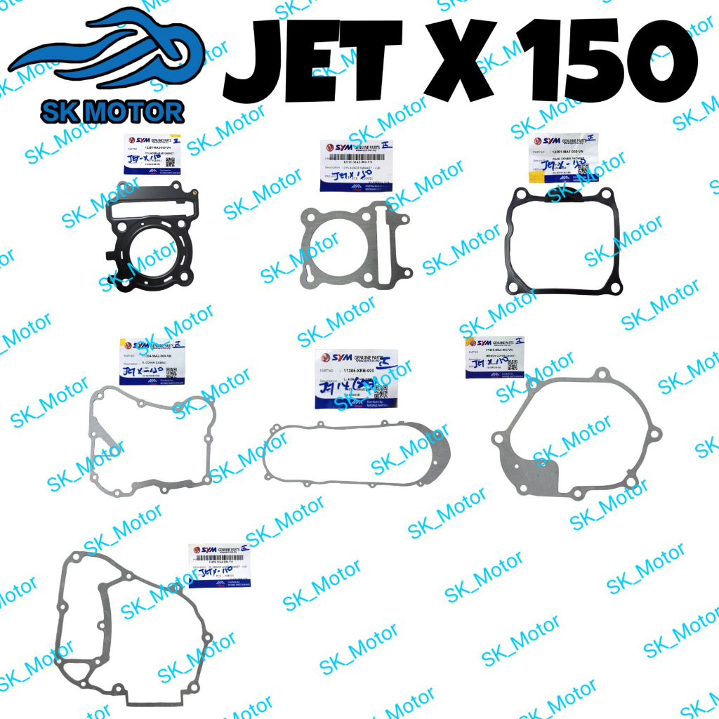 SYM JET X 150 Original Gasket Head Block Head Cover Oring O Ring ...