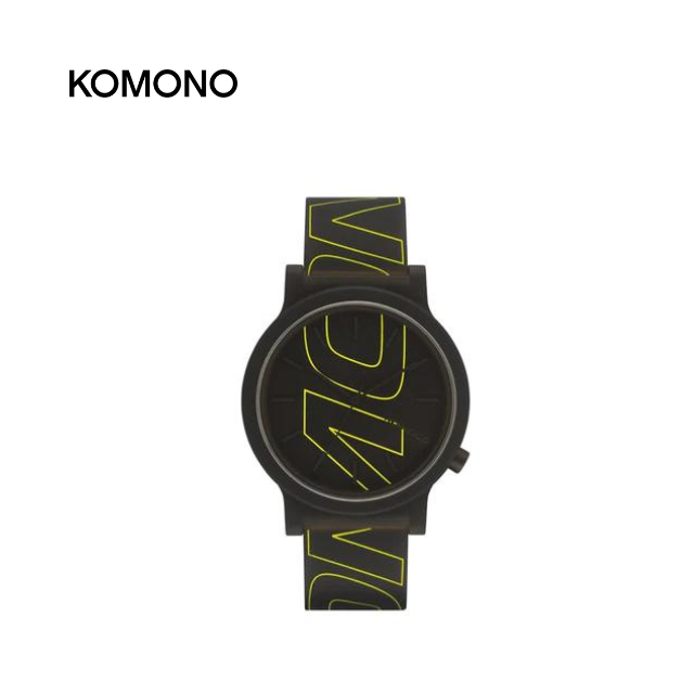 Komono Mono Tag - Yellow Lines | Watches | Shopee Malaysia