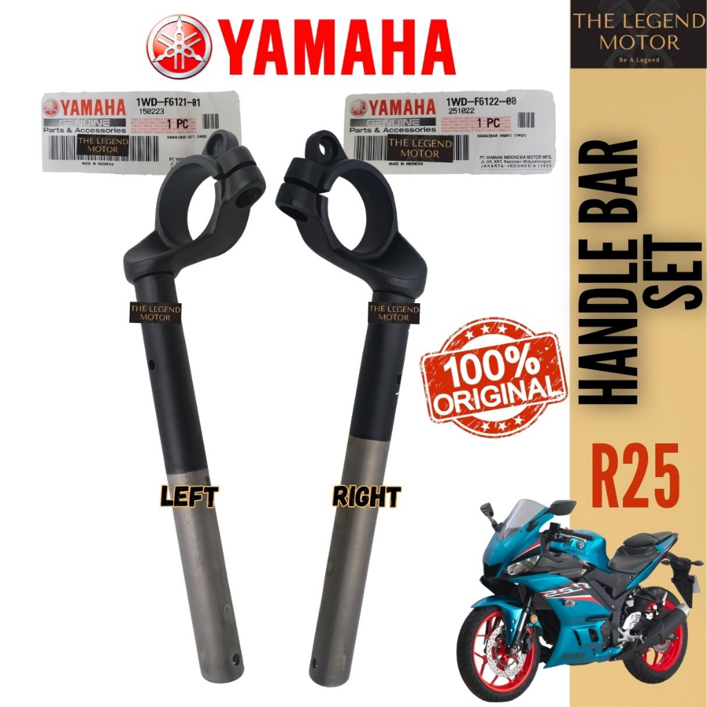 YAMAHA YZF R25 Handle Bar Set Left Right HandelBar Kiri Kanan Besi ...