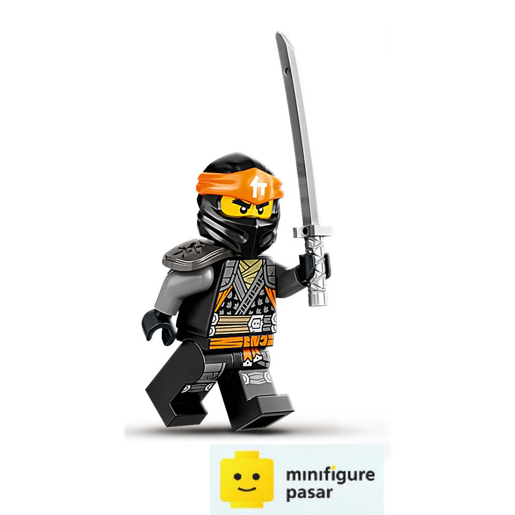 njo782 Lego Ninjago Crystalized 71771 - Cole Minifigure with Katana ...