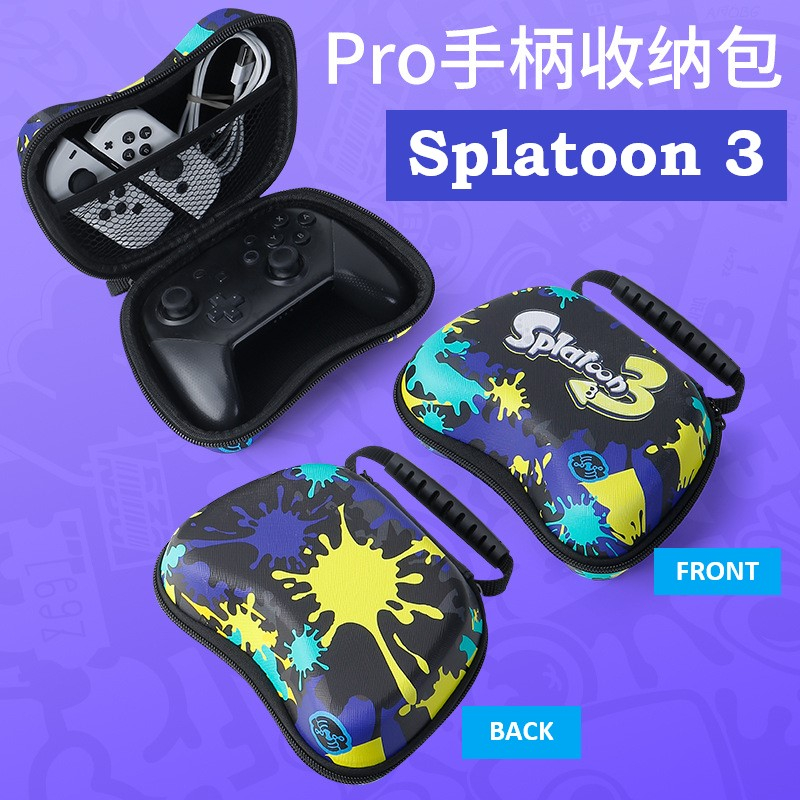 Nintendo Switch Splatoon 3 Accessories Protective Case Pouch Bag Game ...