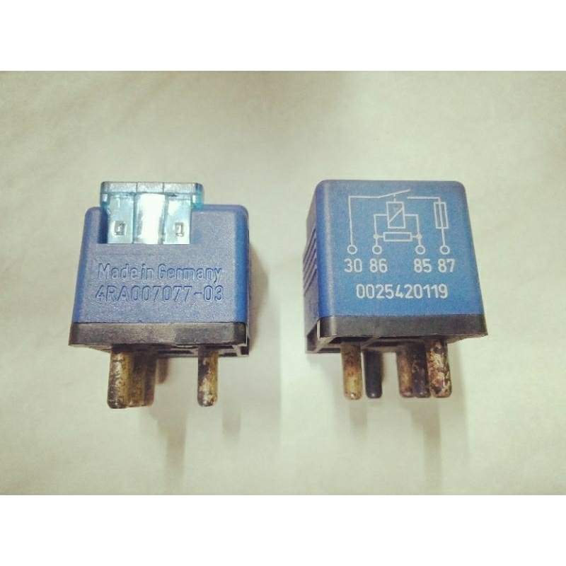 Fan Relay Mercedes A 002-542-01-19 Hella 4RA007077-03 12v 15A | Shopee Malaysia