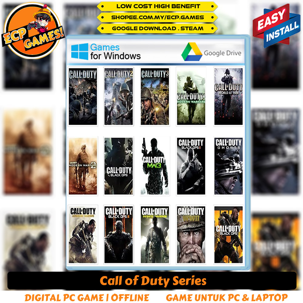 Call of Duty Series / PC / Game / Offline / Digital Download / Dlc ...