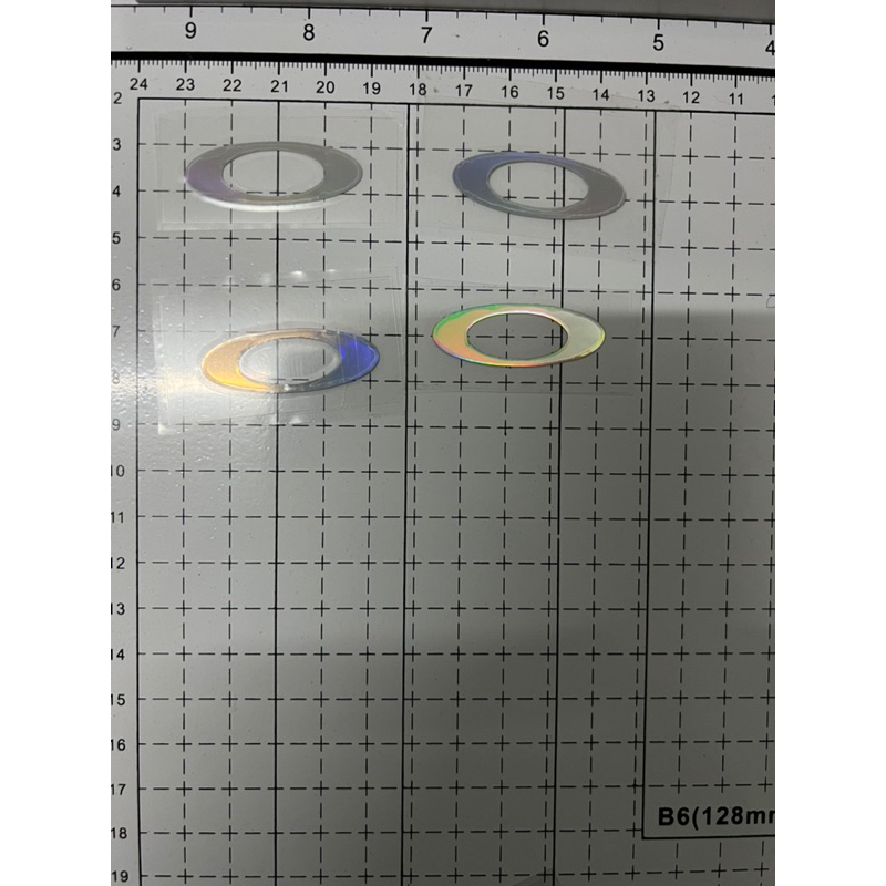 Oakley Holographic Rainbow Logo Sticker | Shopee Malaysia