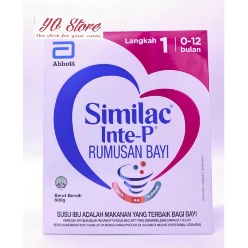 Abbott Similac Inte-P Step 1 (0-12months) 600g/ 1.2kg | Shopee Malaysia