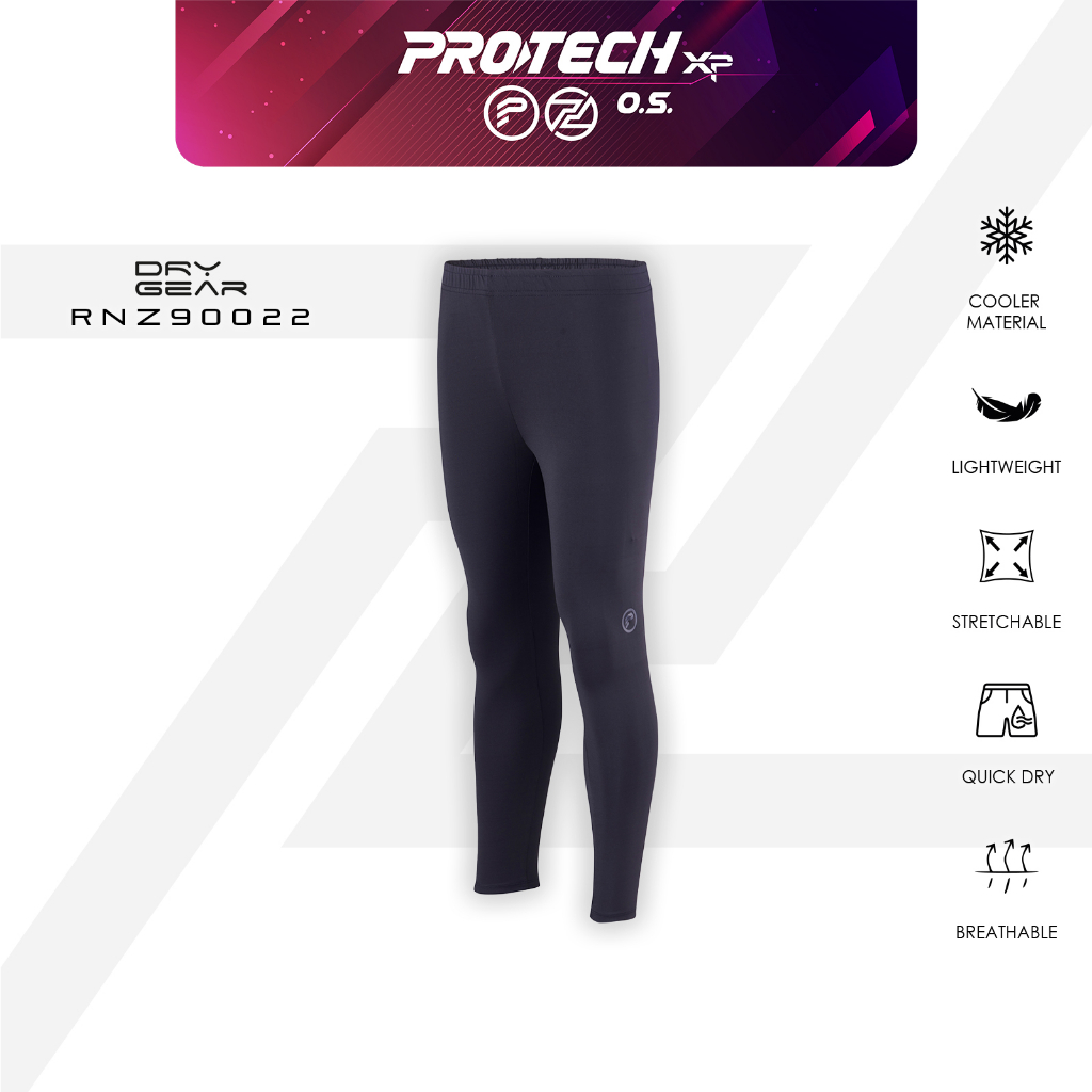 PROTECH Long Tights Gym Sport Legging Pants RNZ90022 | Shopee Malaysia