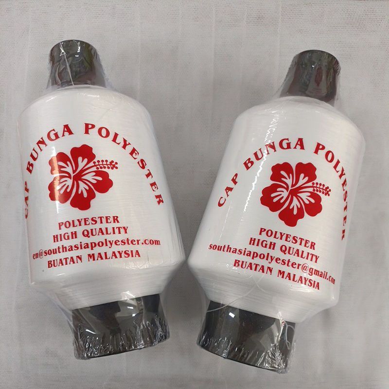 Benang Jahit Tepi Bunga Raya / Benang Polyester / Benang Gebu (450g ...