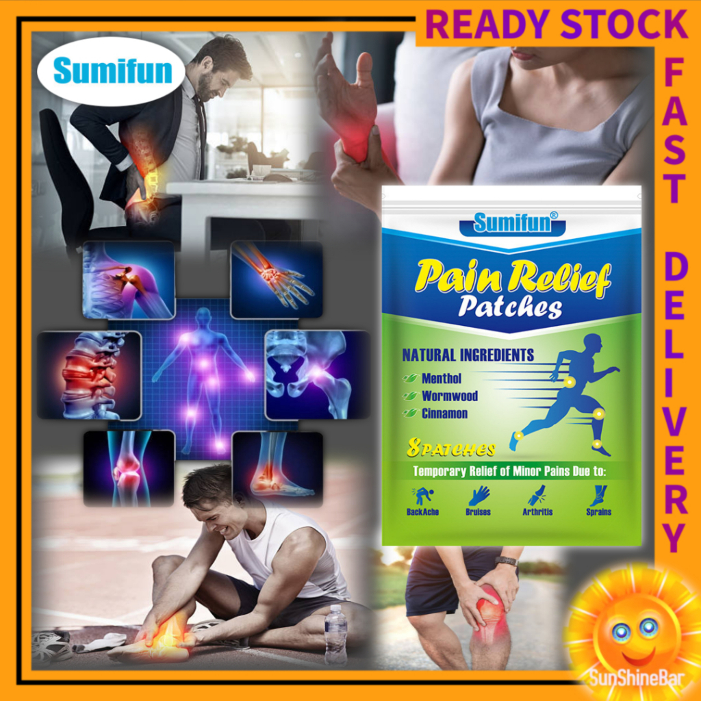 Koyok Pain Relief Patch Sumifun for Backache Muscle Pain Knee Pain Cervical Shoulder Pain ...