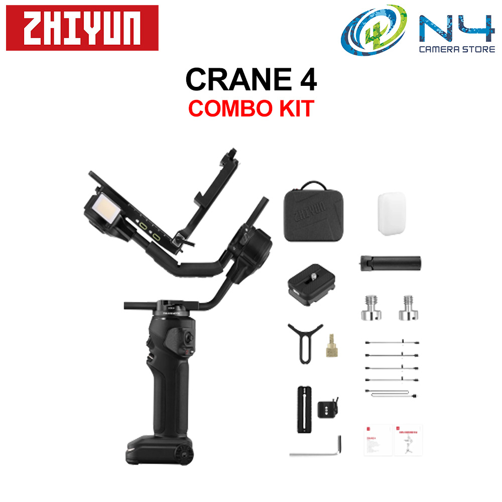 Zhiyun Crane 4 / Crane 4 Combo Handheld Gimbal For Smartphone , Action ...