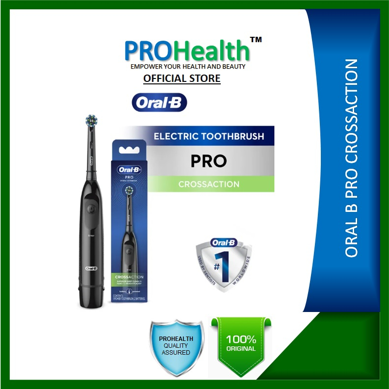 Oral-B Pro CROSSACTION Battery Powered Toothbrush 1S | Shopee Malaysia