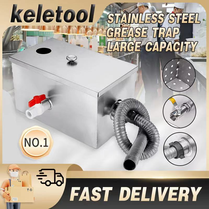 Grease Trap Oil Filter Perangkap Minyak stainless steel grease trap ...