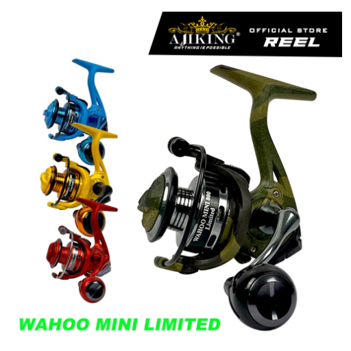 Ajiking Wahoo Mini Limited Max Drag 2.5kg-3.0kg Spinning Fishing Reel | Shopee Malaysia