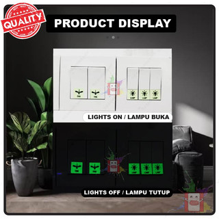 Suis Label Glow in the Dark Sticker/ Switch Label Fluroscence Sticker ...