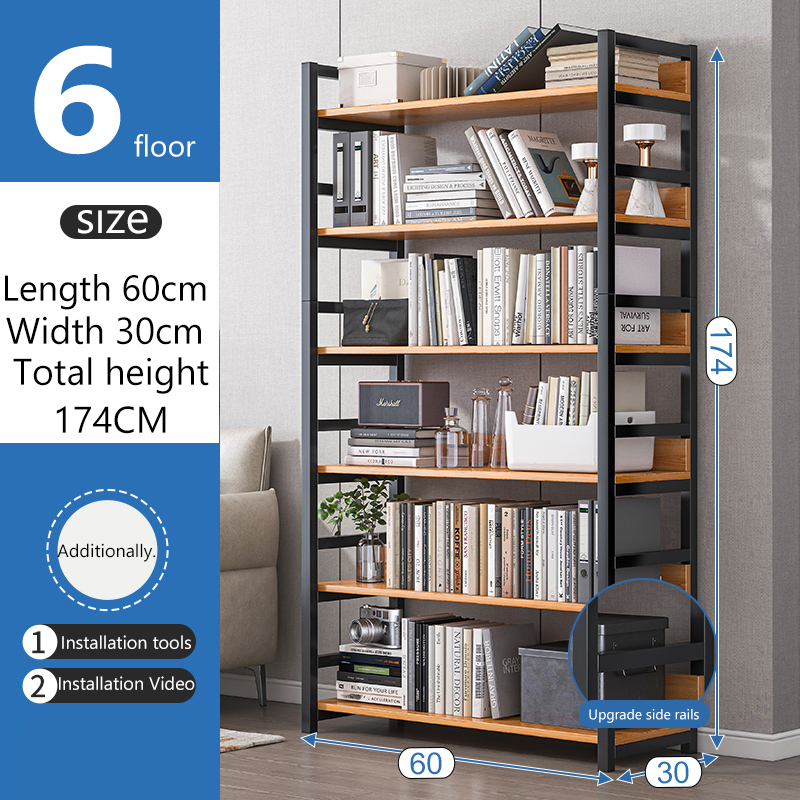 NR Book Shelf Display Rack Office Metal Multipurpose Rack Rak Buku ...