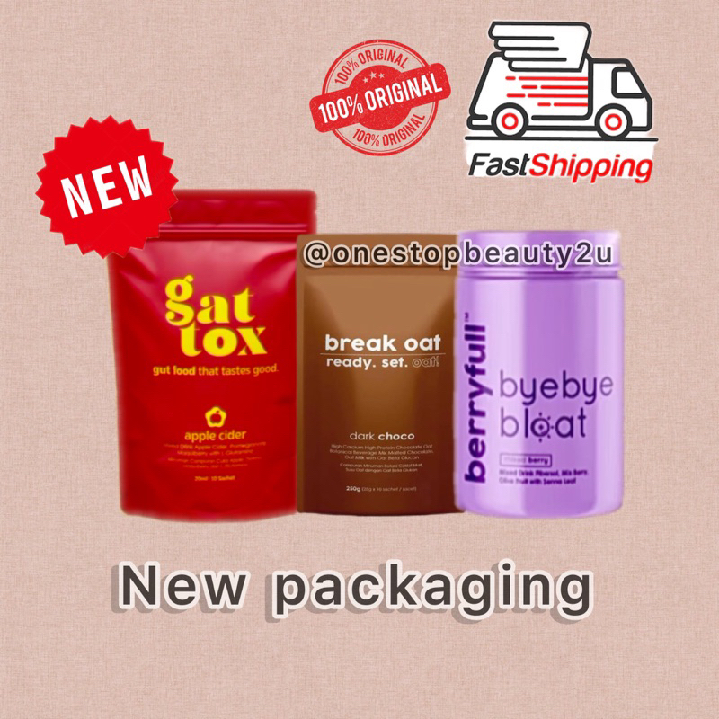 ️ORIGINAL HQ ️ BREAK OAT INAYAH BEAUTY BREAKOAT MEAL REPLACMENT BERRY ...