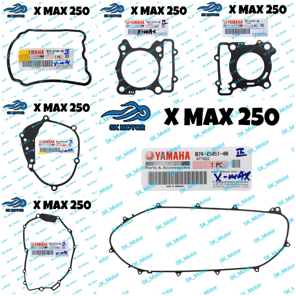 Yamaha X MAX 250 XMAX Original Cylinder Head Cover Gasket Block ...