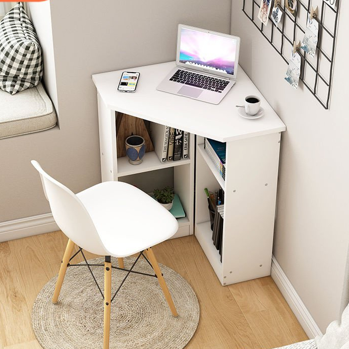 Corner Desk Bookshelf Combination Integrated Bookcase Study Student ...
