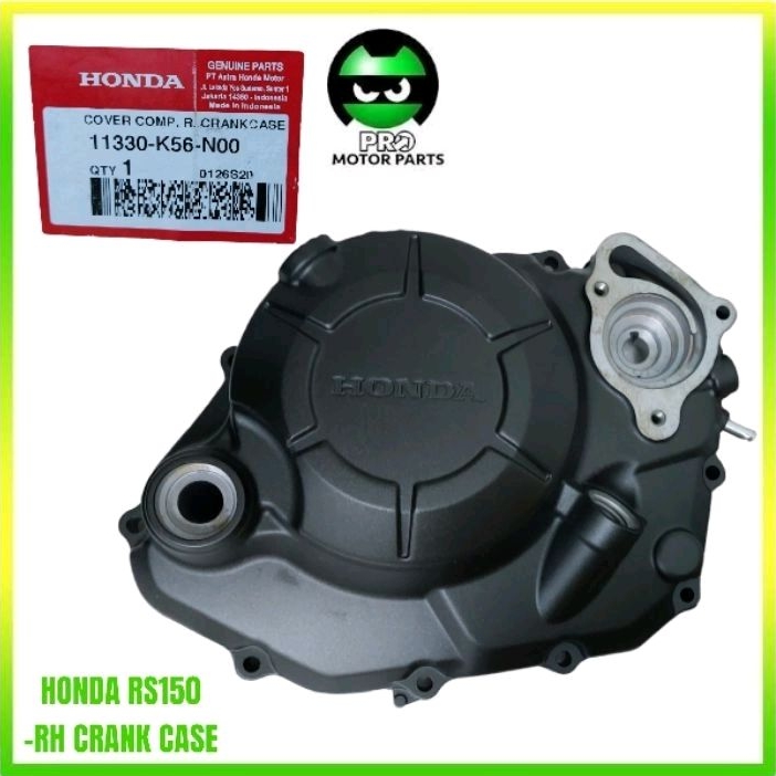 HONDA RS150 CRANK CASE BLACK COLOUR COVER CRANK HITAM 11330-K56-N00 ...