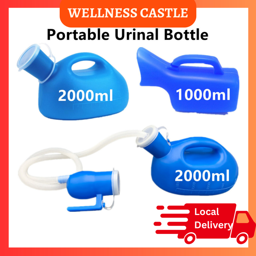 [RTD] PORTABLE URINAL UNISEX/WOMEN/MEN USE URINE PEE BOTTLE AIR KENCING ...