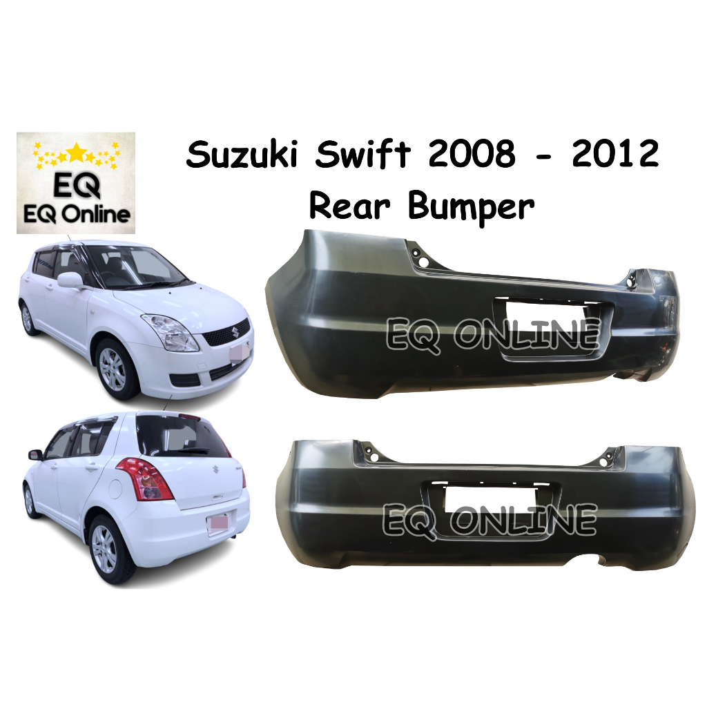 Suzuki Swift 2008 - 2012 Rear Bumper PP Plastic Malaysia (BUMPER ...