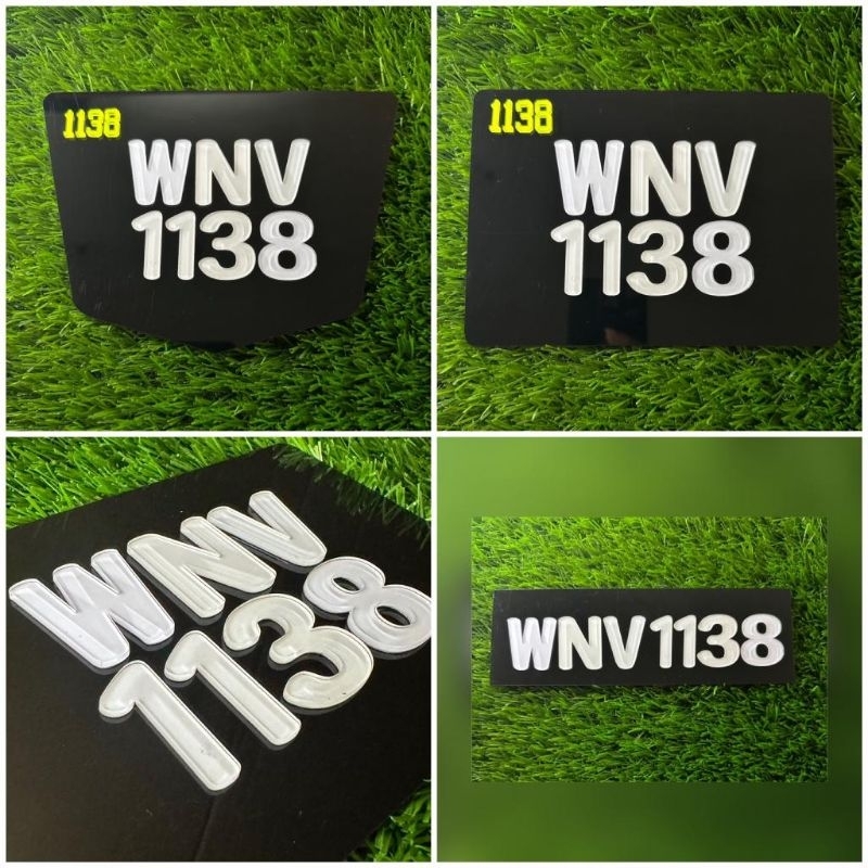NUMBER PLATE MOTOR ( 1138 ) | Shopee Malaysia