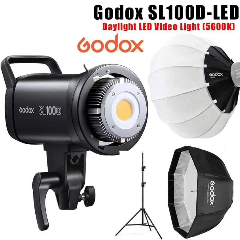 Godox SL-100D & SL100Bi SL100D LED Video Light Package Combo Kit Set ...