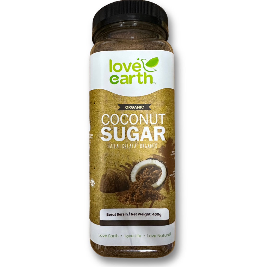Love Earth Organic Coconut Sugar 400g | Shopee Malaysia