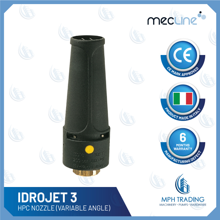 Mecline by Tecomec IDROJET 2 High Pressure Variable Nozzle Thread Inlet ...