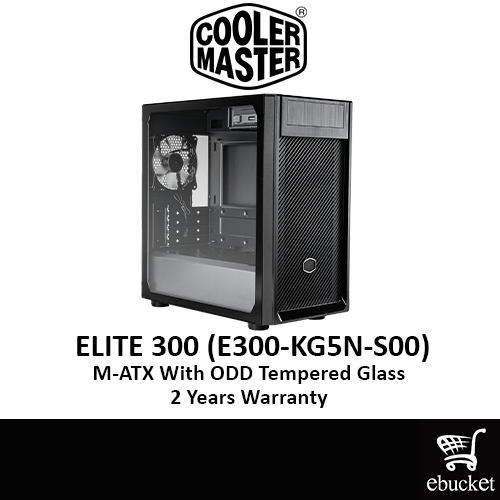 Cooler Master Elite 300 M-ATX Case With ODD (E300-KG5N-S00) | Shopee Malaysia