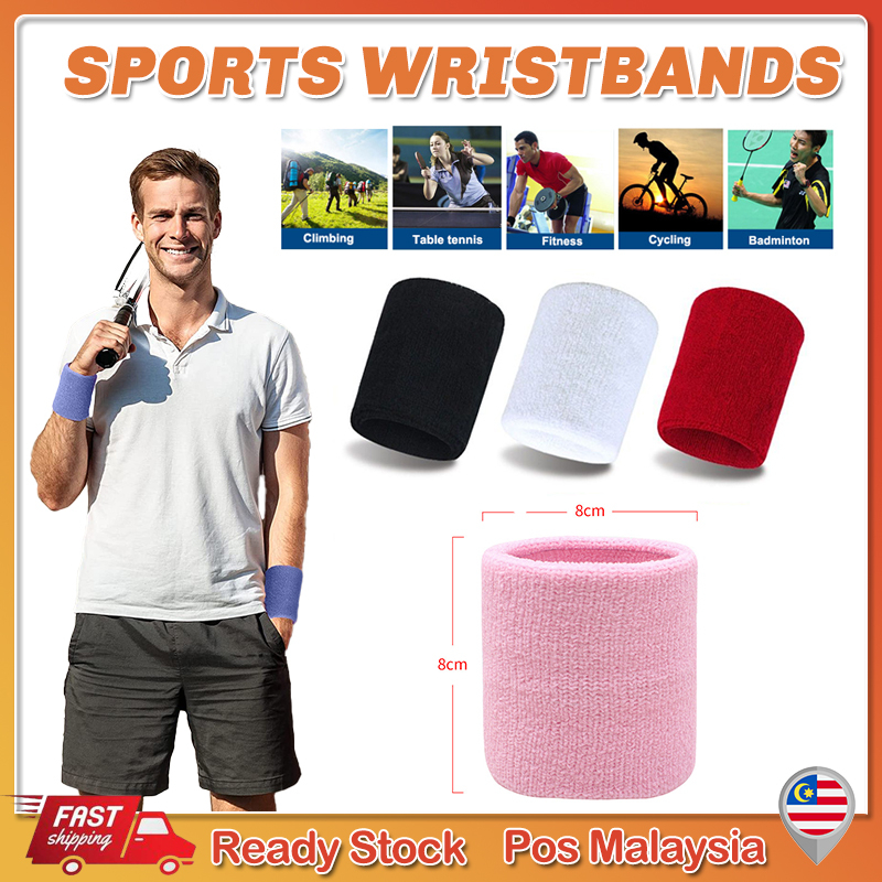Sports Wristbands Tennis Sweat Bands Wrist Guard For Basketball ...