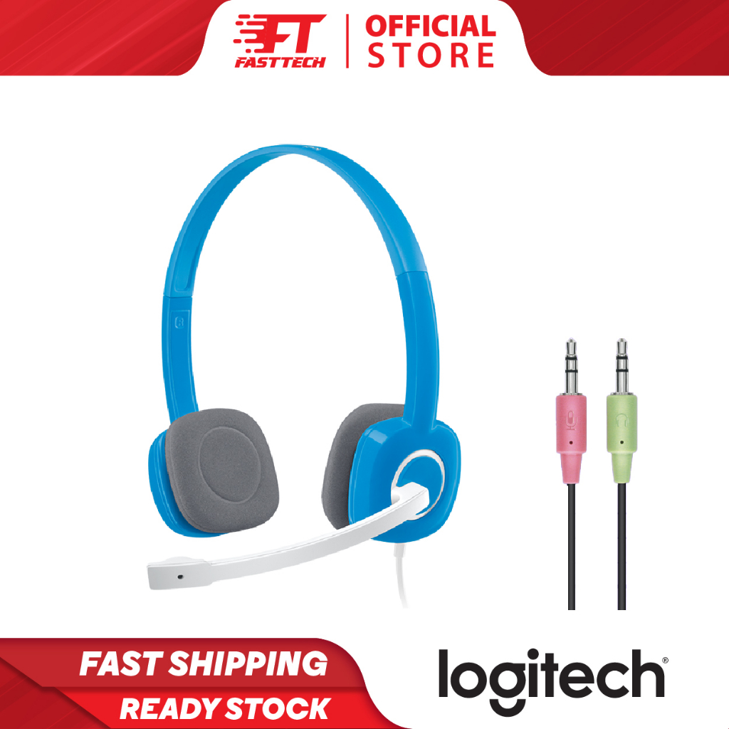 Logitech Stereo Headset H150 with Stereo Sound, Dual Plug Connection ...