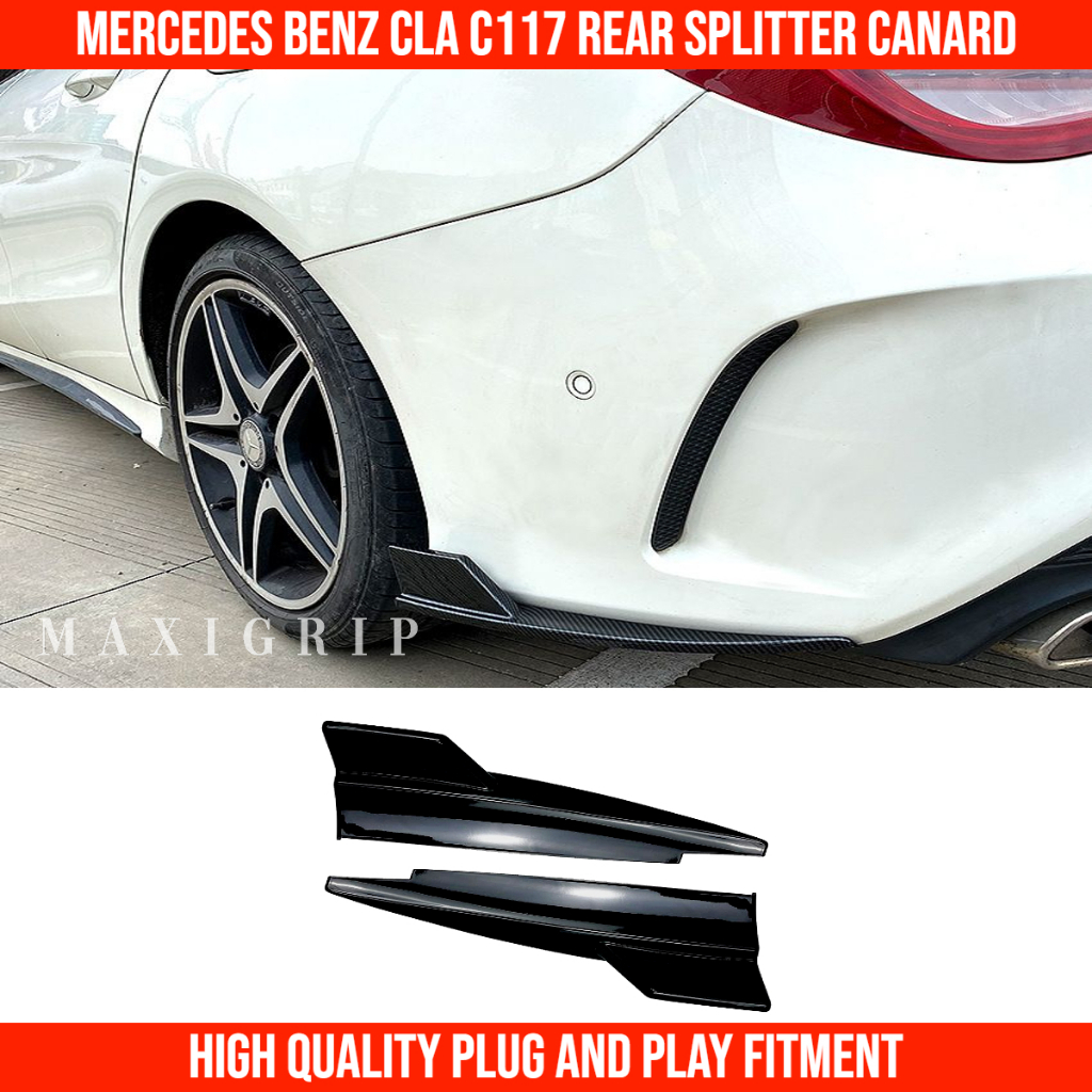 Mercedes Benz CLA W117 Rear canard side splitter amg W117 accessories ...