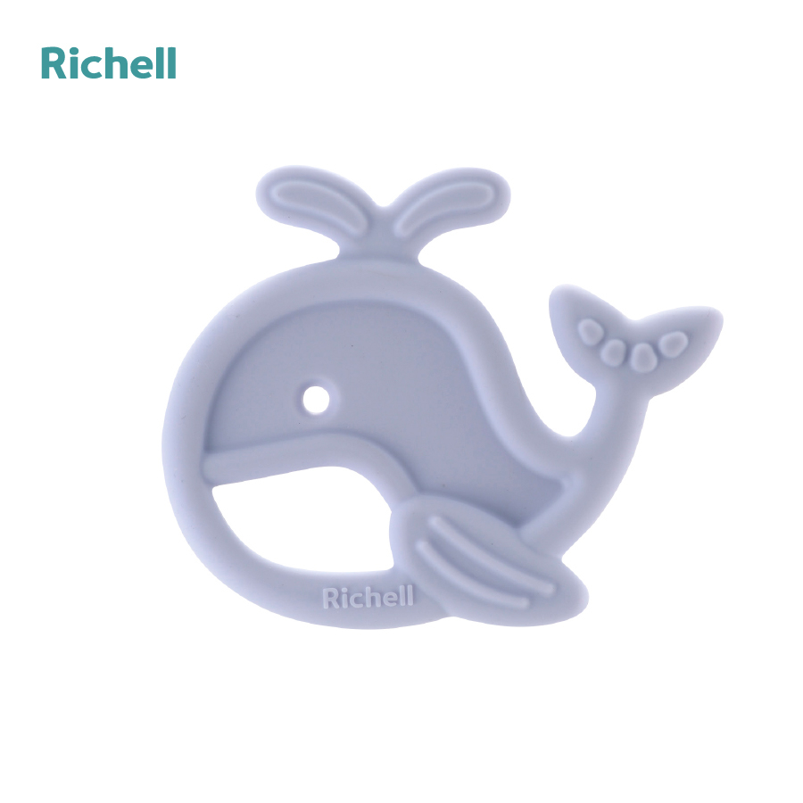 Richell 100% Silicone Gums/Teething Ring ( Whale , Seahorse , Clownfish ...