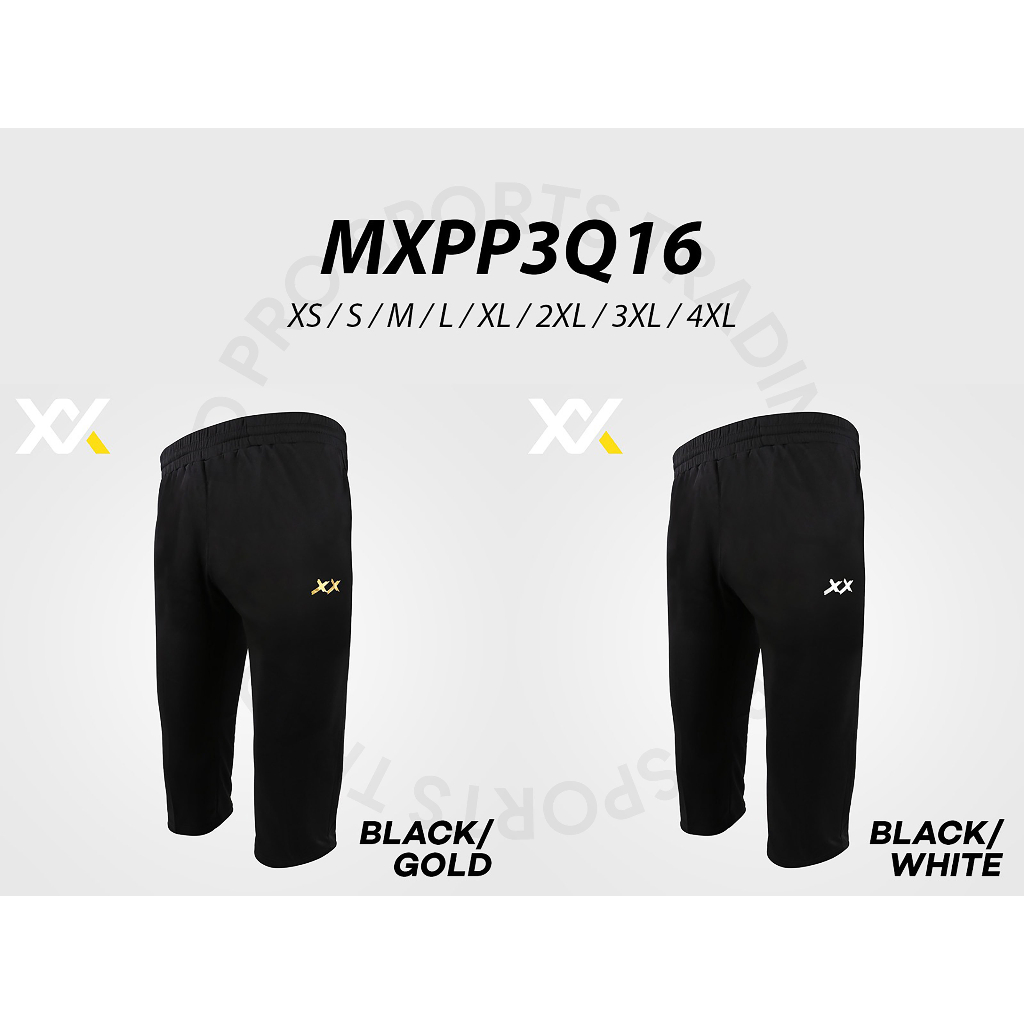 MAXX Pant for Sports MXPP3Q16 (GOLD/WHITE LOGO) | Shopee Malaysia