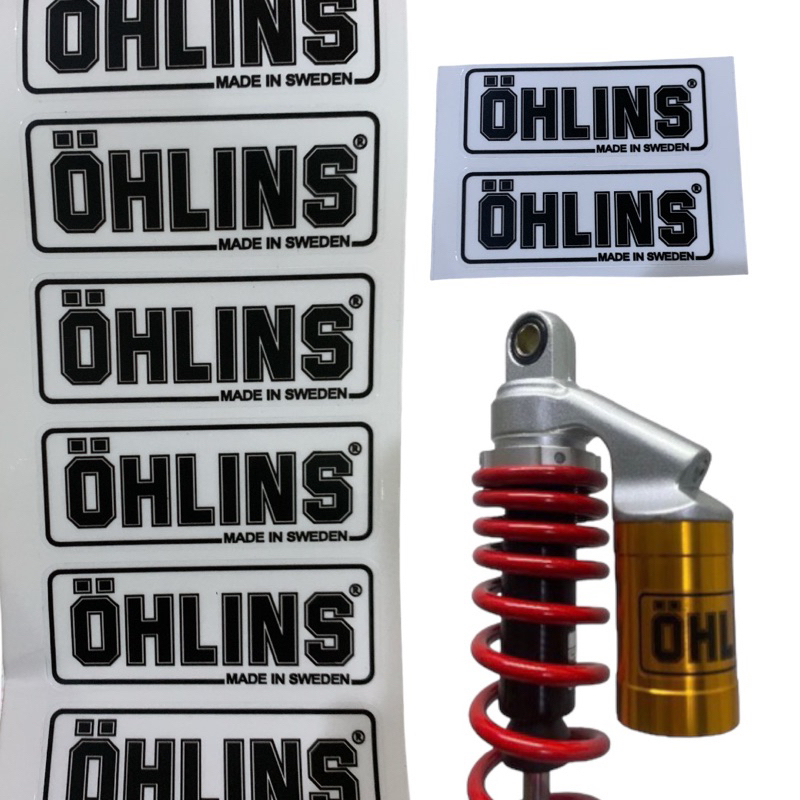 OHLINS ABSORBER TANK STICKER SET (2 PCS) | Shopee Malaysia